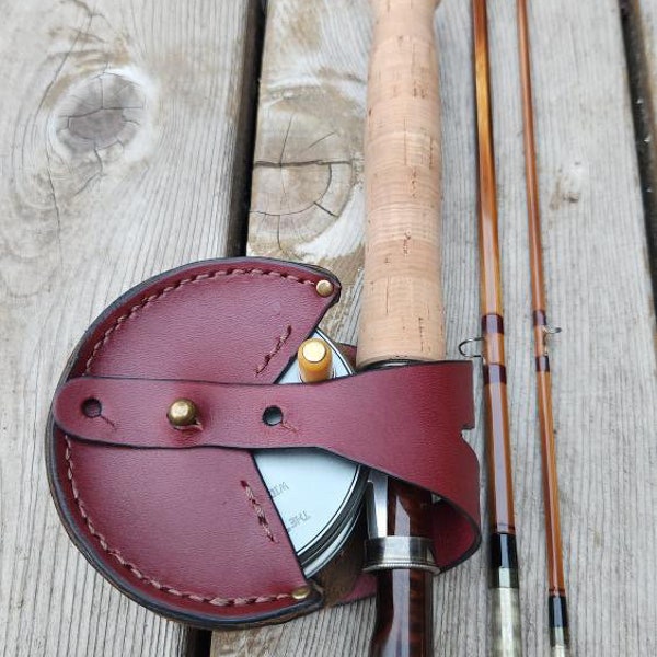 Leather Fly Reel Case - Etsy