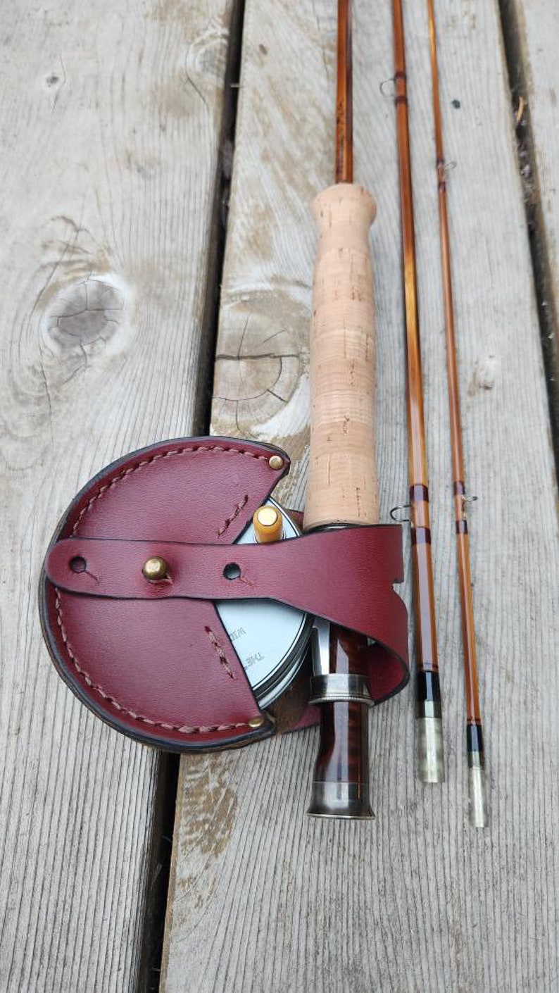 Handmade Leather Reel Case - Etsy
