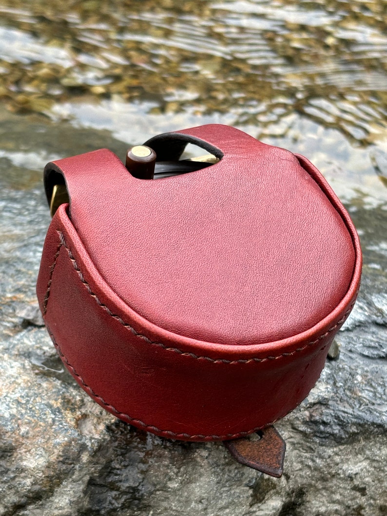 Handmade Leather Reel Case - Etsy