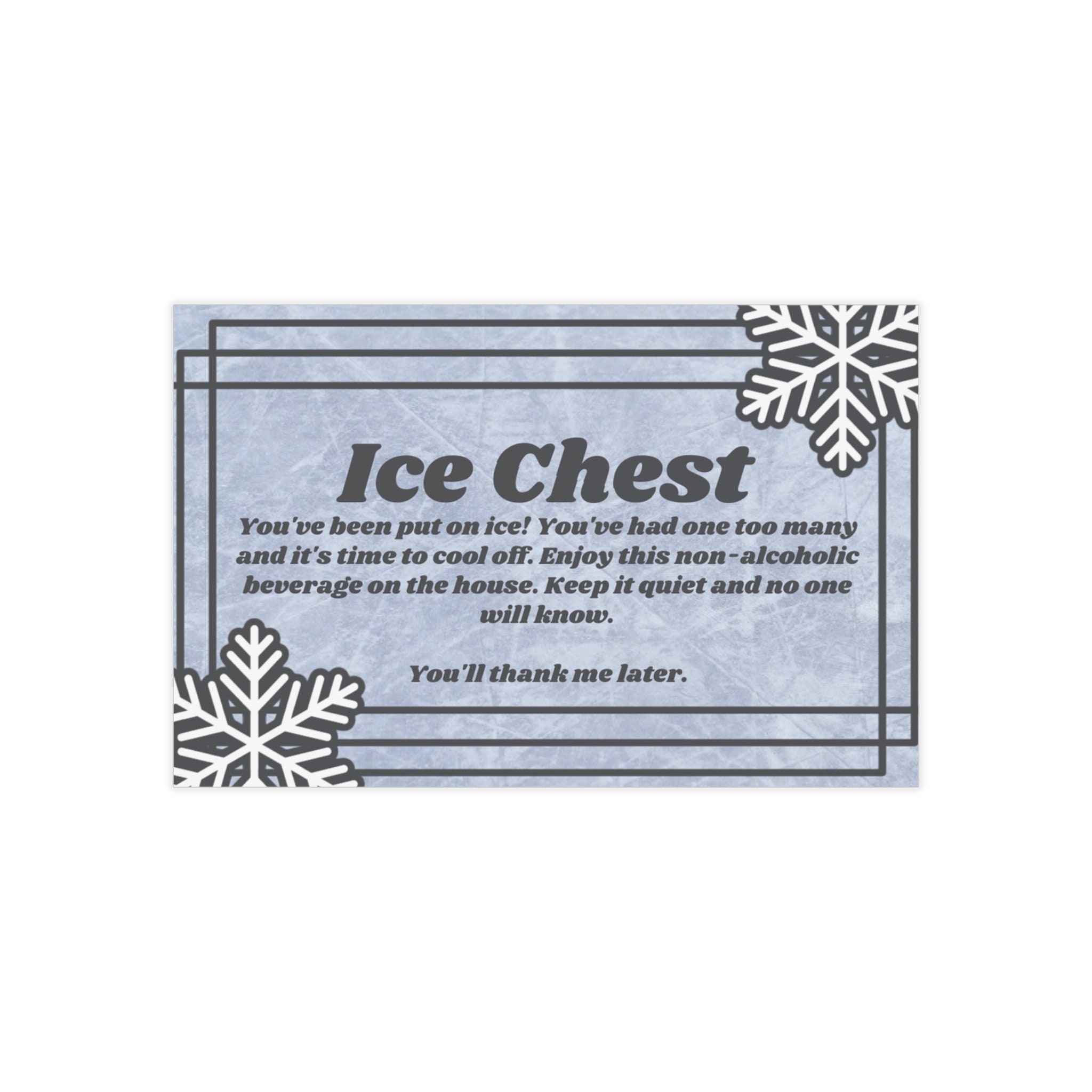 100 Cut off Cards ice Chest for Bartenders Bars - Etsy