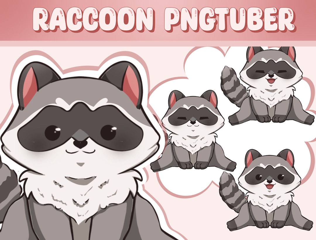 Raccoon Pngtuber - Etsy