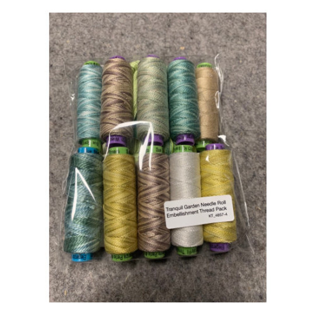 Tranquil Garden Needle Roll Embellishment Thread Pack KT_4857-4 by Sue Spargo - Etsy