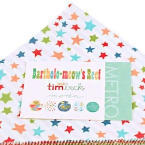 Bartholo-meow's Reef Slice Pack by Tim Beck for Moda 42 10 by 10 Half ...