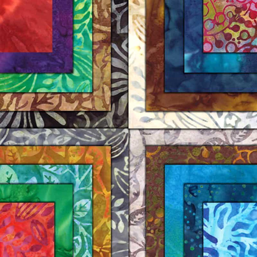 Make Waves Batiks - Charm Pack - Moda - (42) 5" X 5" Squares -100% ...