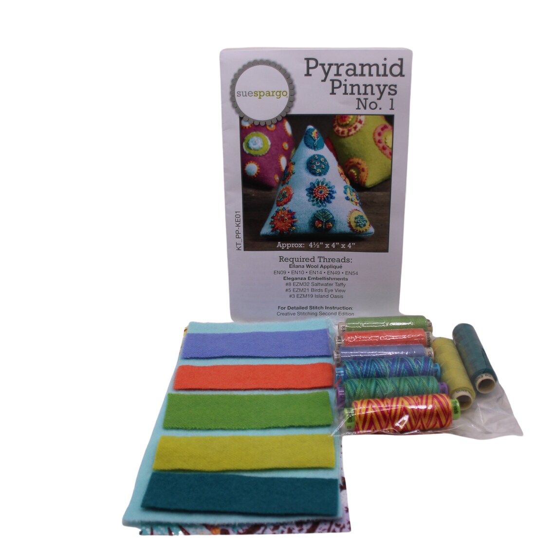 Pyramid Pinnys No. 1 Pattern Wool Cotton and Thread Kit - Etsy