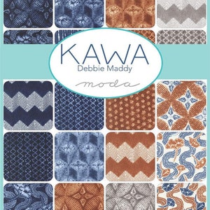 Kawa Layer Cake by Debbie Maddy for Moda Fabric (42) 10" X 10" Squares ...