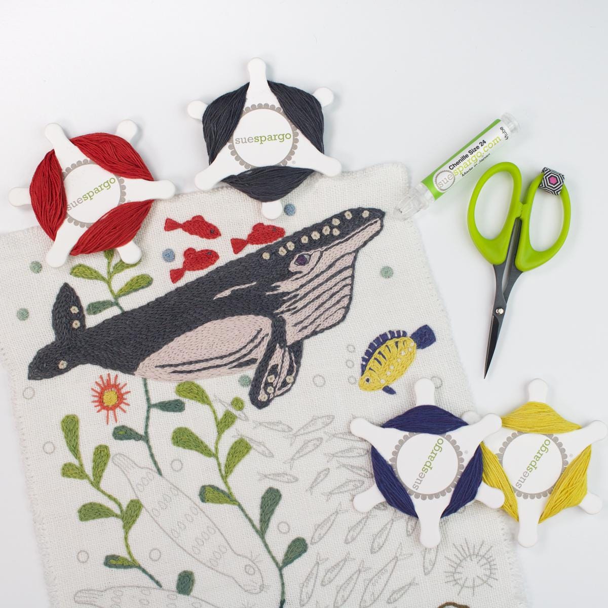 Trade Winds Belgian Linen Embroidery Panel by Sue Spargo - Etsy