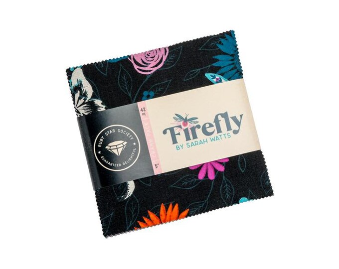 Ruby Star Society - Firefly - Charm Pack by Sarah Watts #RS2066CP Moda Fabric-100% Cotton - (42 ...