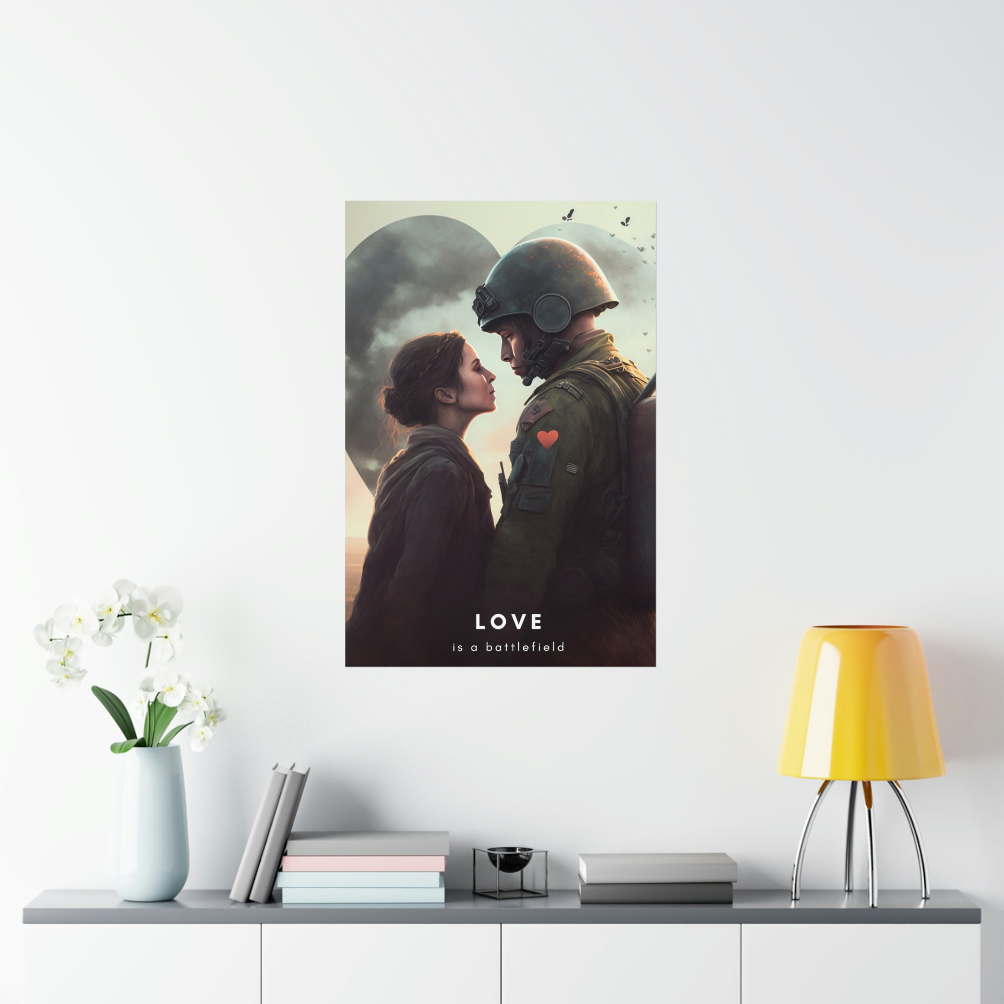 Military Poster, Veteran Couple Poster, Wall Art, Veteran Gift ...