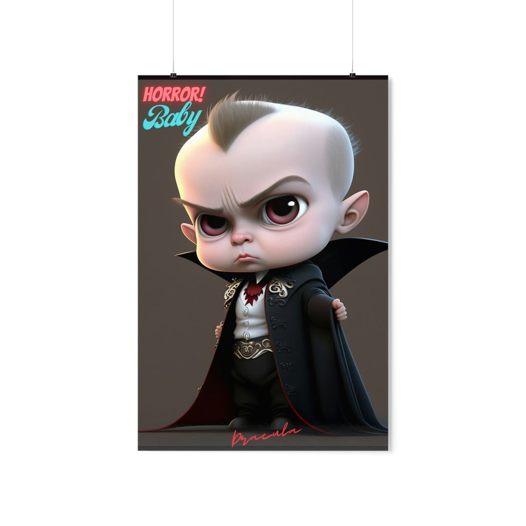 Baby Horror Poster Dracula I Love Horror Horror Movie - Etsy