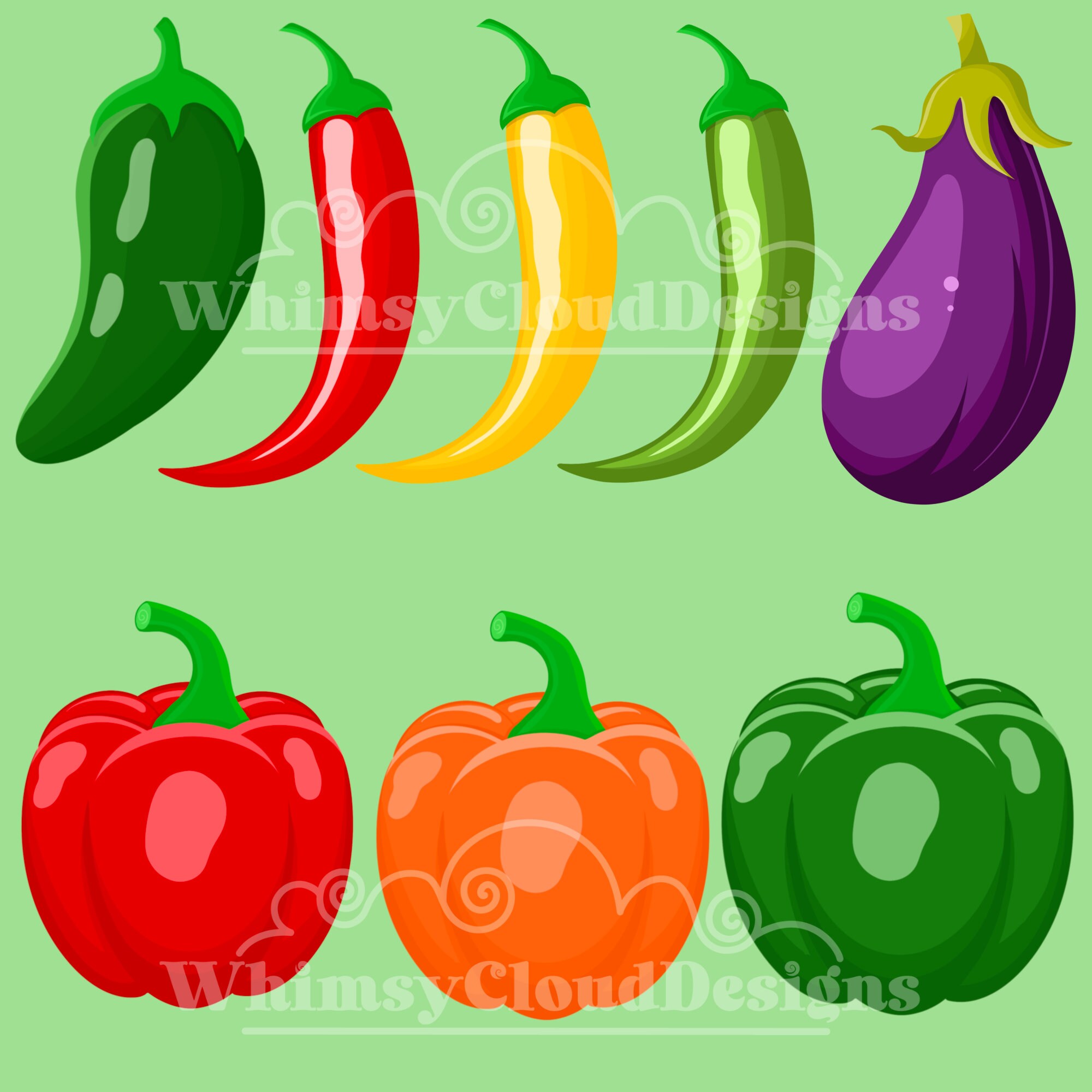 Garden Vegetable Clipart Set - Gardening Clip Art-handmade-png-spring ...