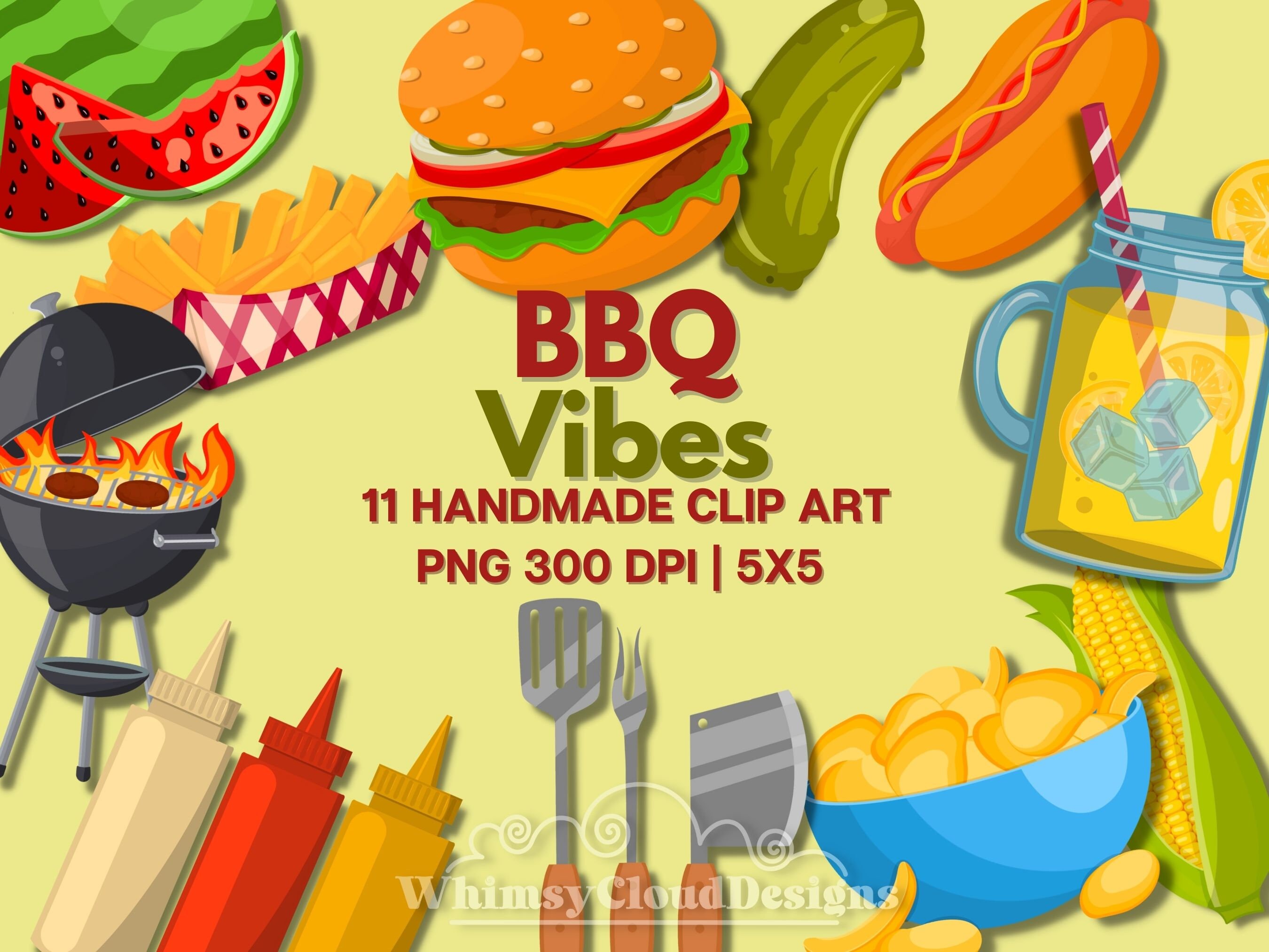 Summer Grilling Clipart