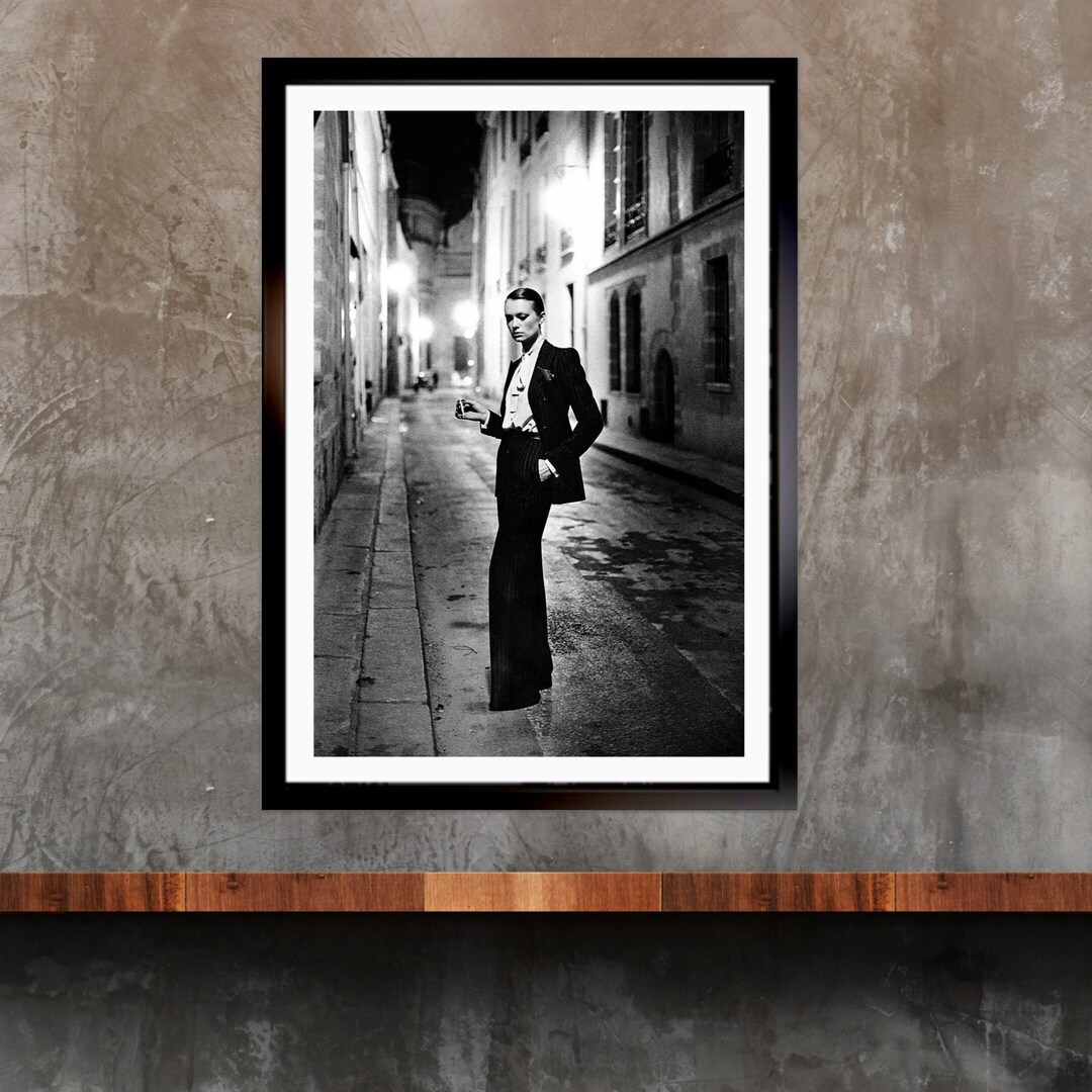 Helmut Newton Poster Vintage Black and White Wall Art - Etsy