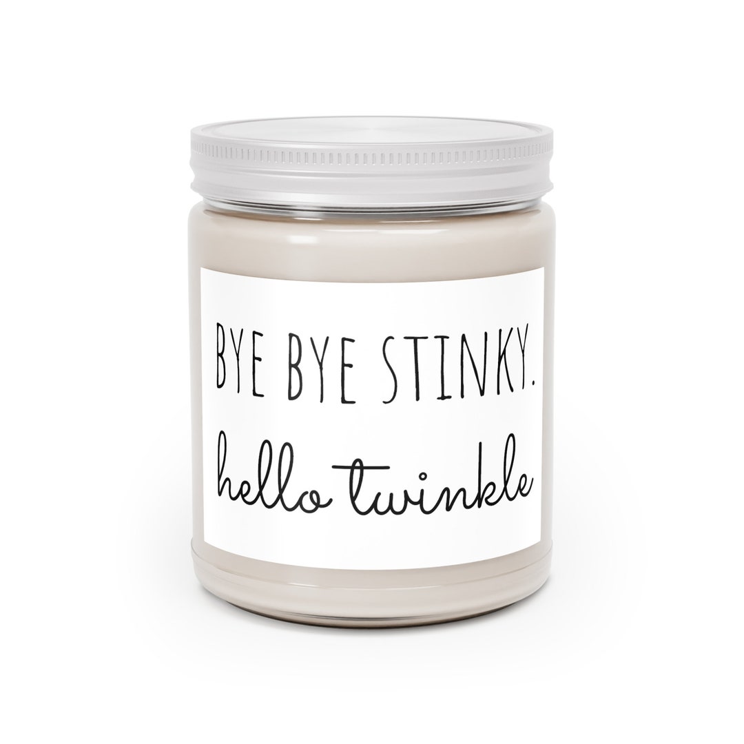 Bye Bye Stinky Candle, Funny Bathroom Candle, Housewarming Gift, Gag ...