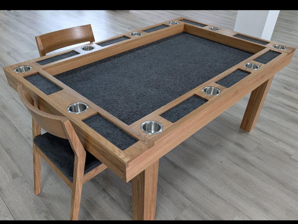 Board Game Table With Removable Topper, RPG Gaming Table, Convertible ...