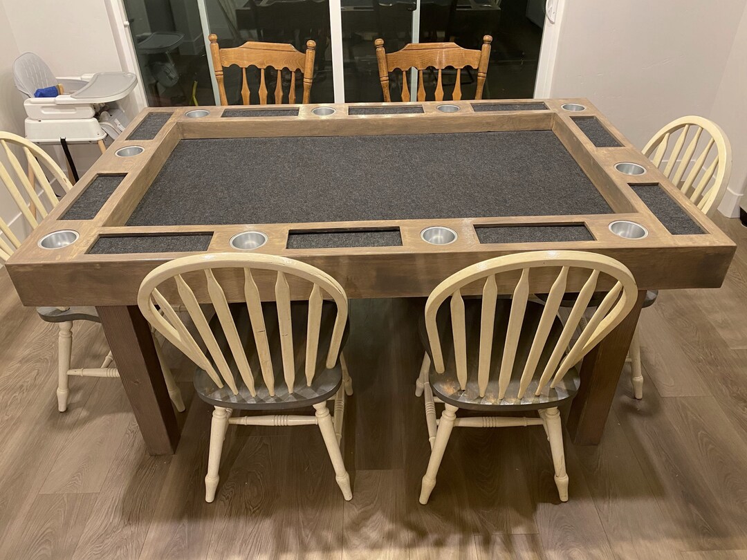 Board Game Table With Removable Topper RPG Gaming Table Convertible Board Game Table With Removable Topper RPG Gaming Table Convertible