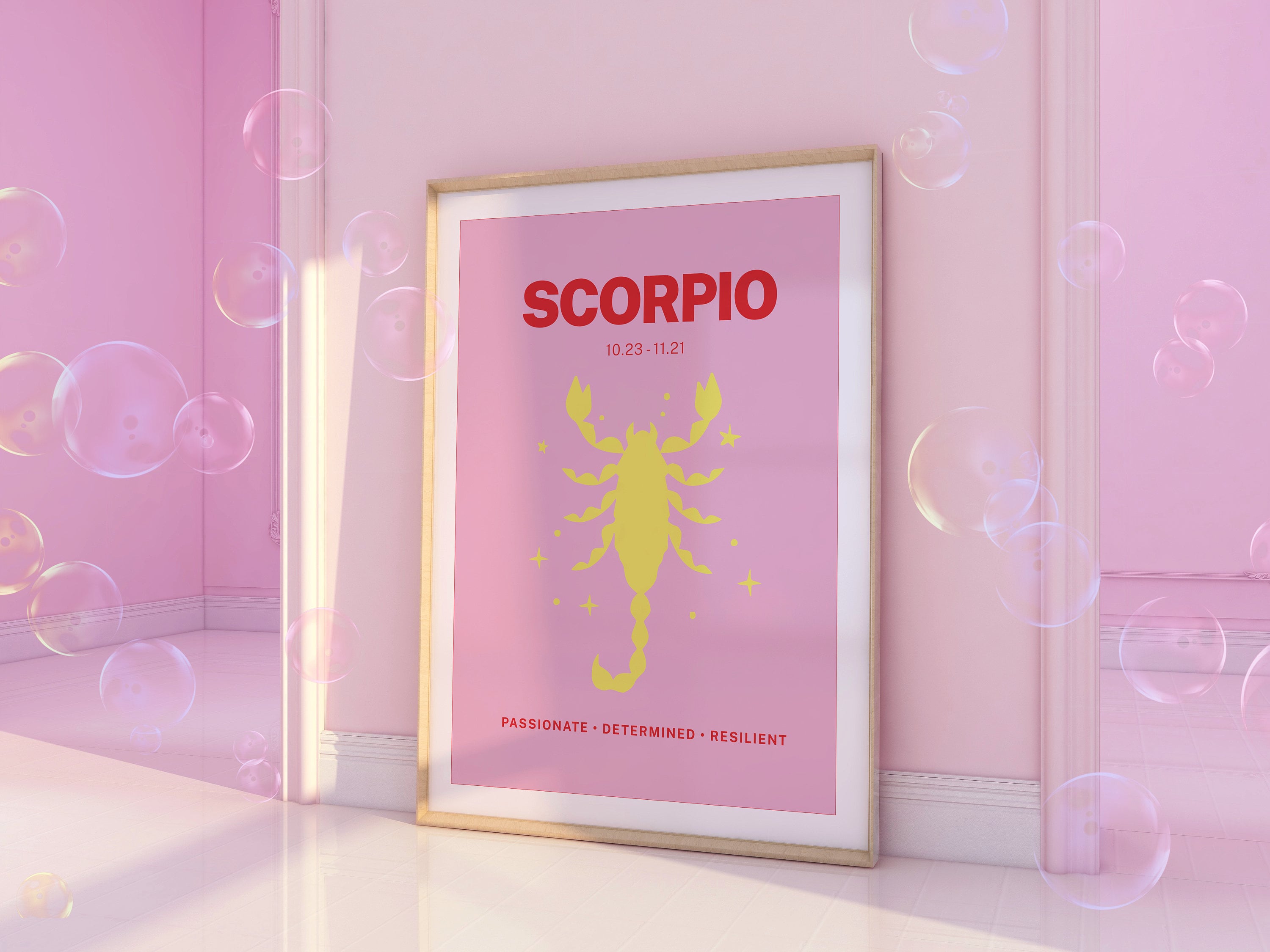 Zodiac Wall Art, Trendy Y2K Poster Spiritual Maximalist Decor Wall ...