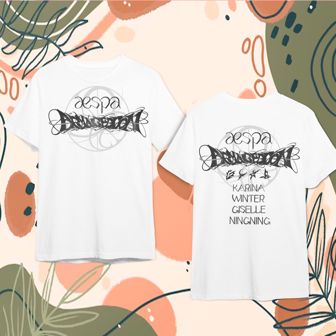 2 Sides Aespa Armageddon Shirt, Aespa New Album Shirt, Aespa Kpop Shirt ...