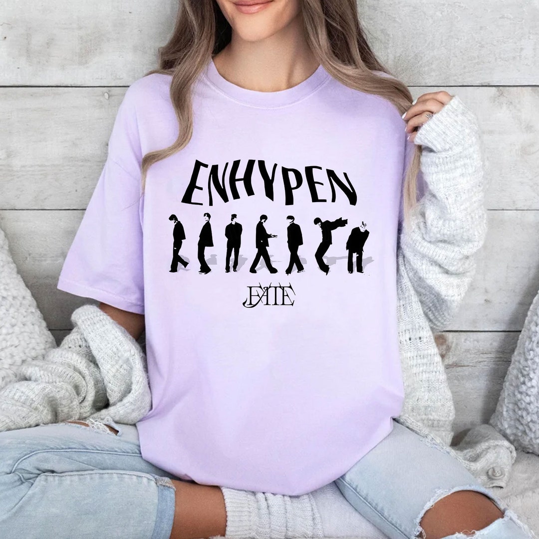 Enhypen Fate World Tour Shirt, Enhypen Member Shirt, Kpop Enhypen Merch ...