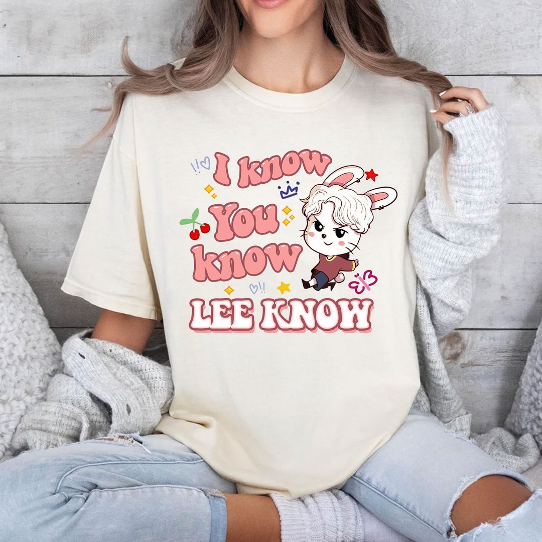 I Know You Know Lee Know Shirt, Funny Skzoo Leebit Shirt, Stray Kids ...