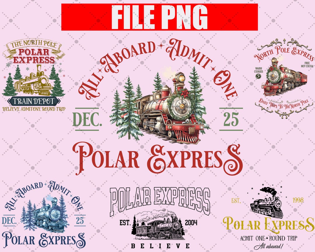 Polar Express Bundle Png North Pole Png Christmas Movie Png - Etsy UK