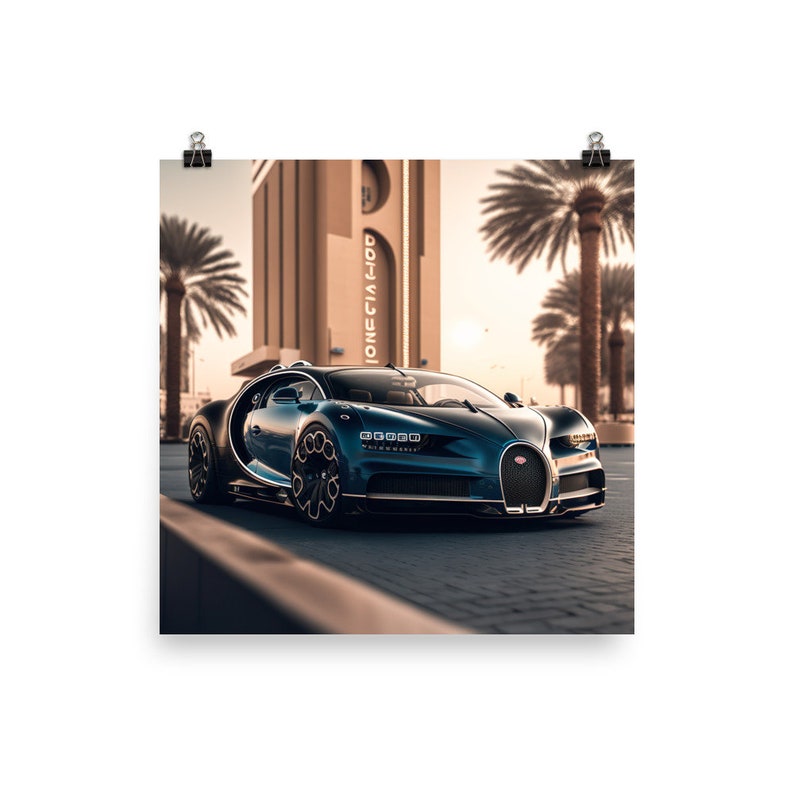 Poster Bugatti Chiron - Etsy