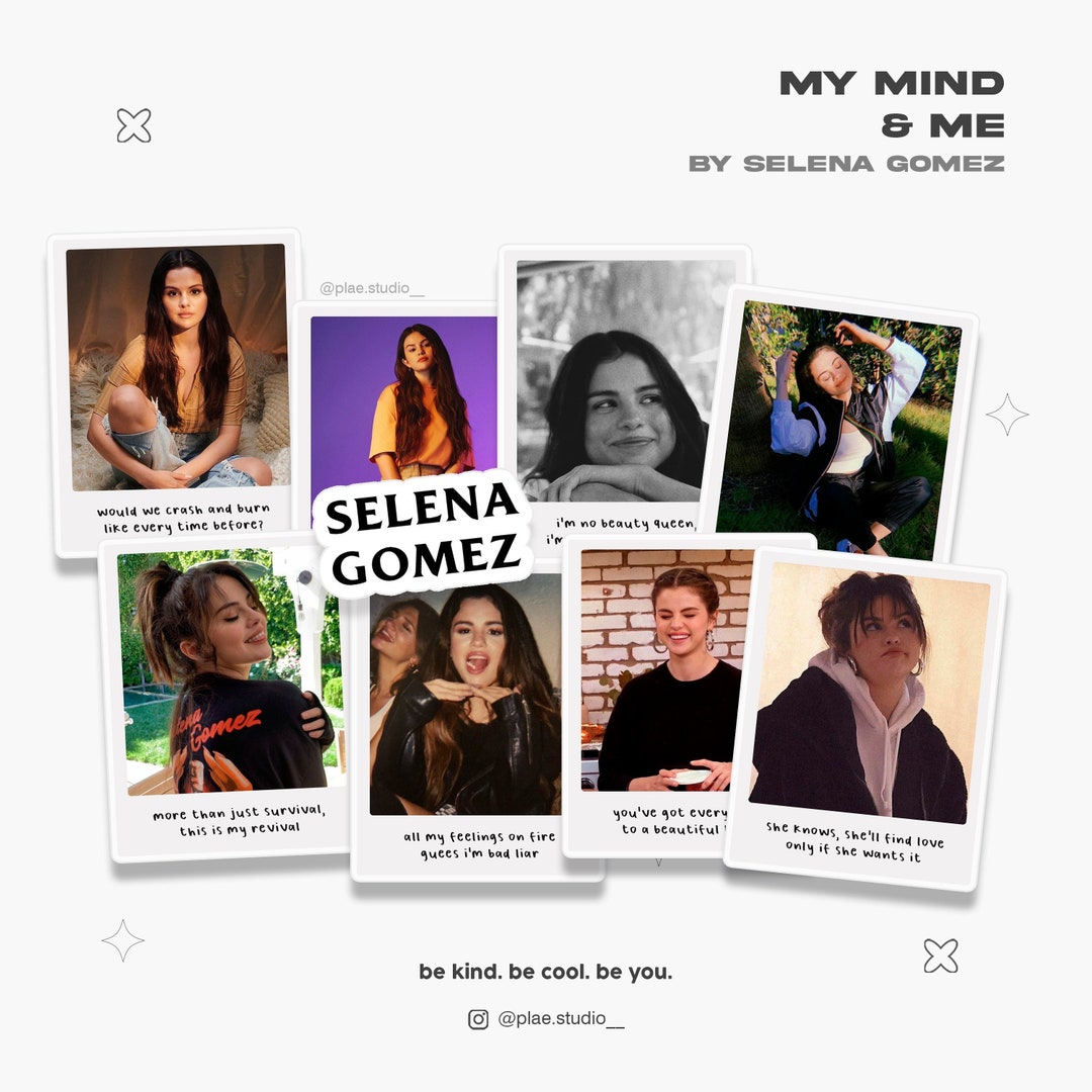 Selena Gomez Stickers Polaroid | Selena Gomez Stickers, Stickers ...