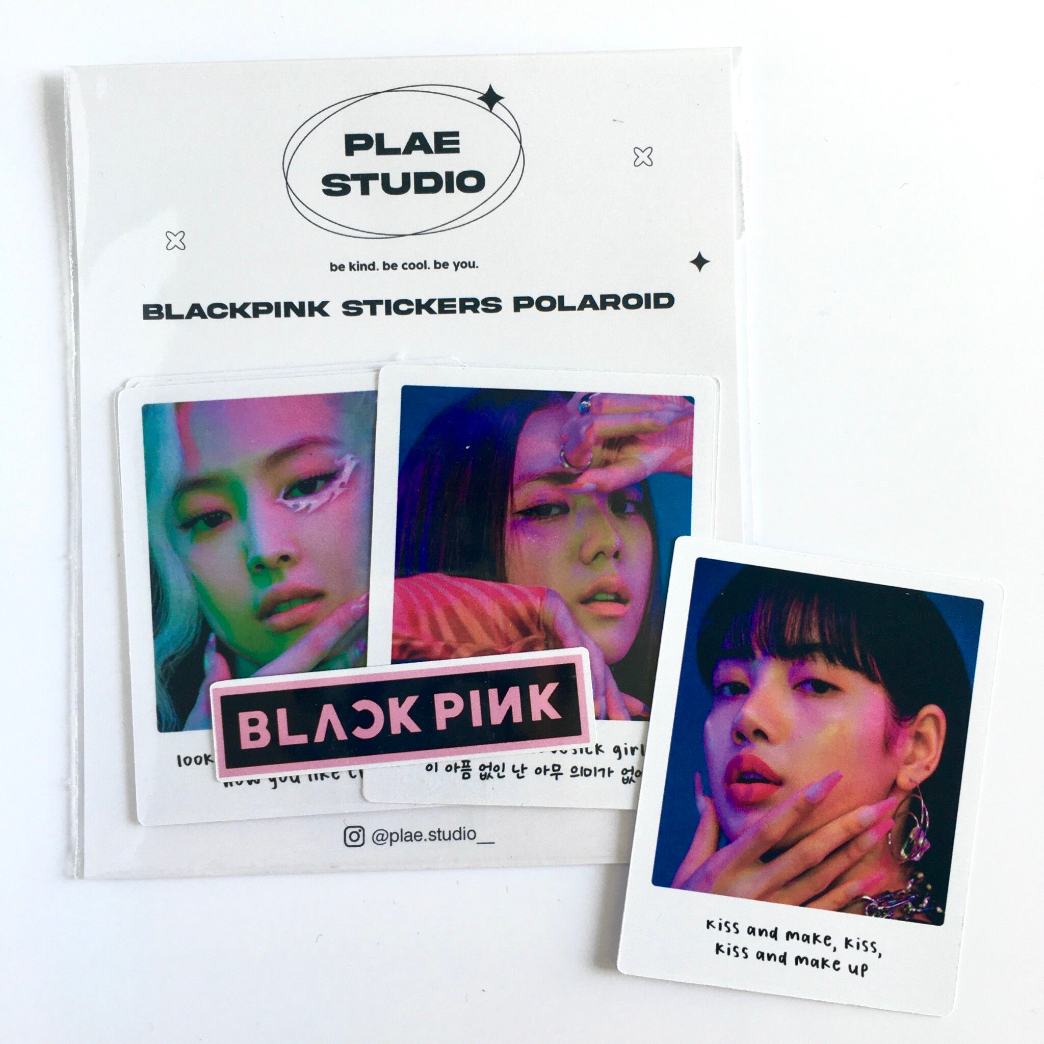 Blackpink Stickers Polaroid | Blackpink Stickers, Stickers, Blackpink ...