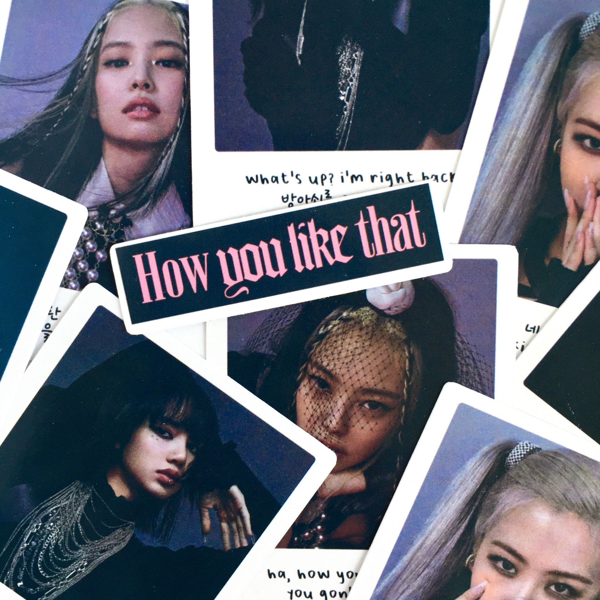 Blackpink Stickers Polaroid | Blackpink Stickers, Stickers, Blackpink ...