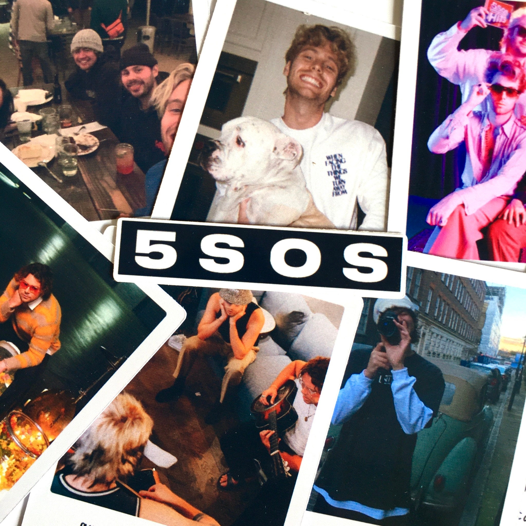 5 Seconds of Summer Stickers Polaroid | 5sos Stickers, Stickers, 5sos ...