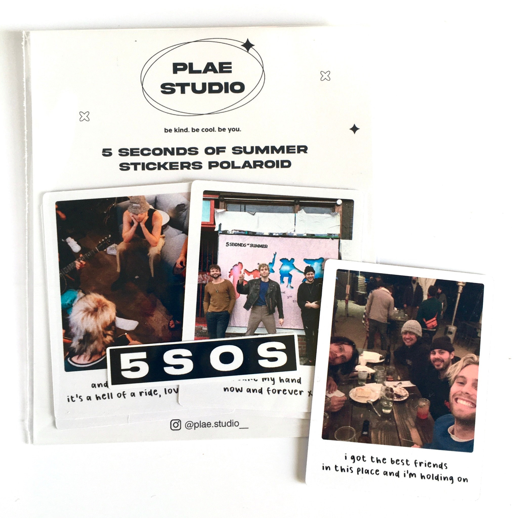 5 Seconds of Summer Stickers Polaroid | 5sos Stickers, Stickers, 5sos ...