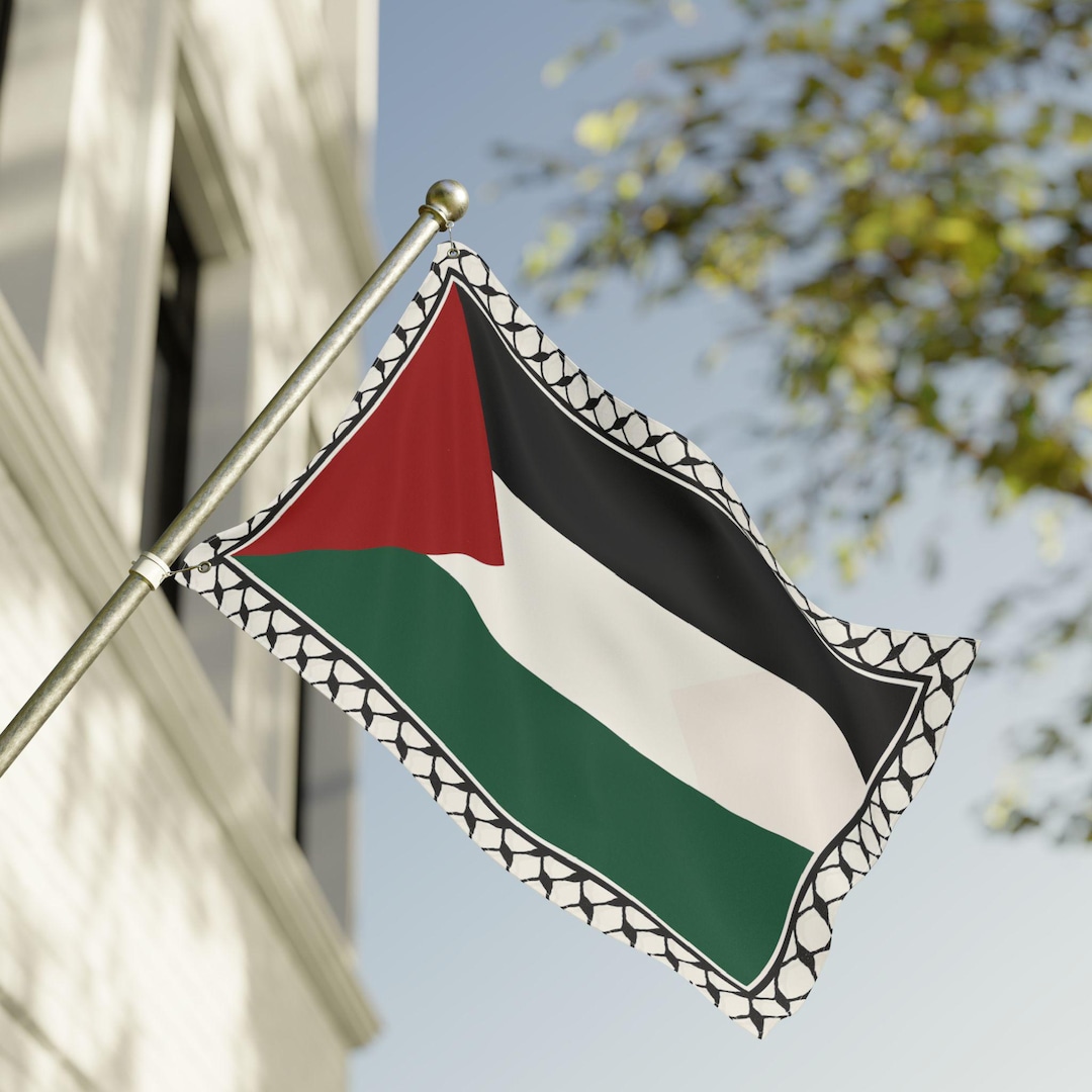 Free Palestine Flag Double Sided Falasteen Palestinian Keffiyeh Flag - Etsy