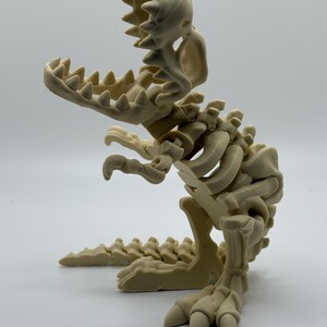 05. Articulated Skeleton T-rex, Large 3D Printed Dinosaur, Poseable ...