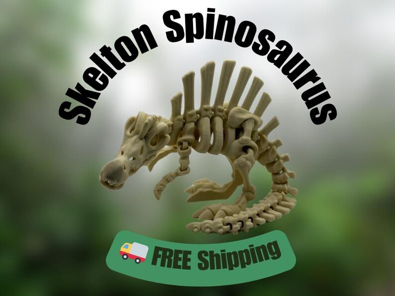 Poseable Spinosaurus Skeleton - Etsy