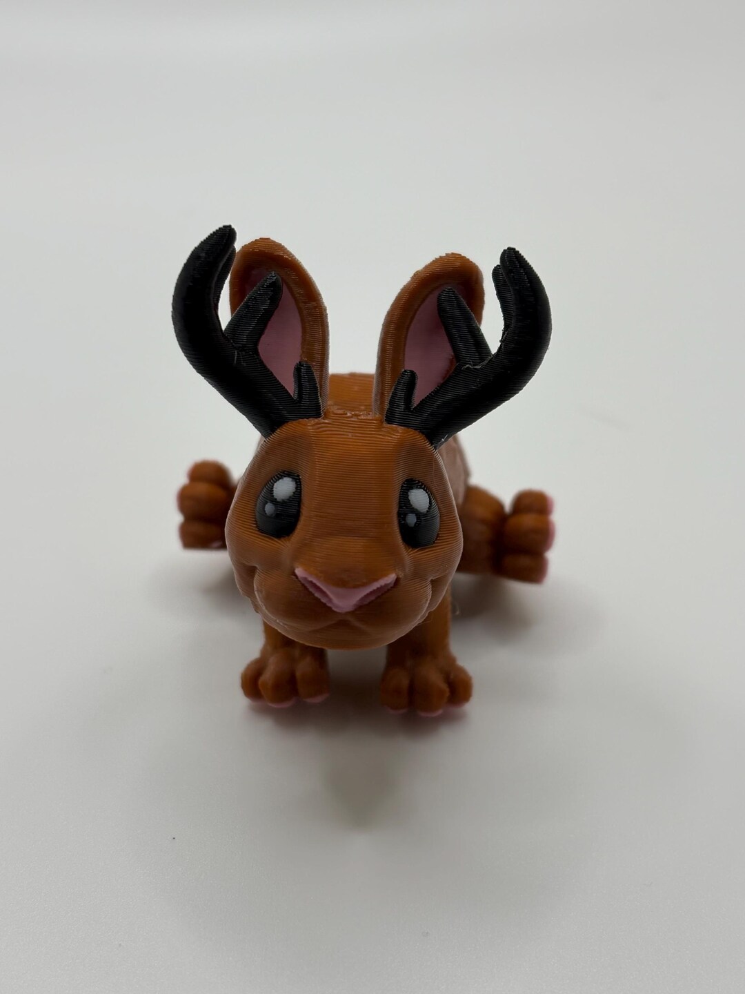 Mini Articulated Jackalope Figure Full-color Poseable Fantasy ...
