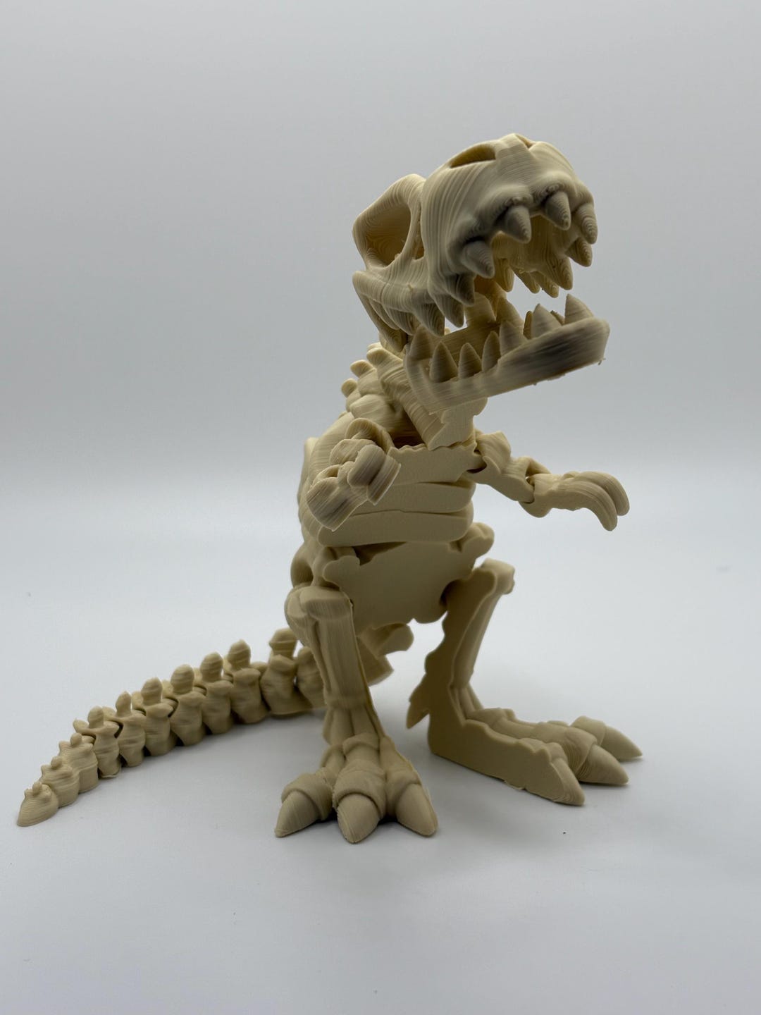 05. Articulated Skeleton T-rex, Large 3D Printed Dinosaur, Poseable ...