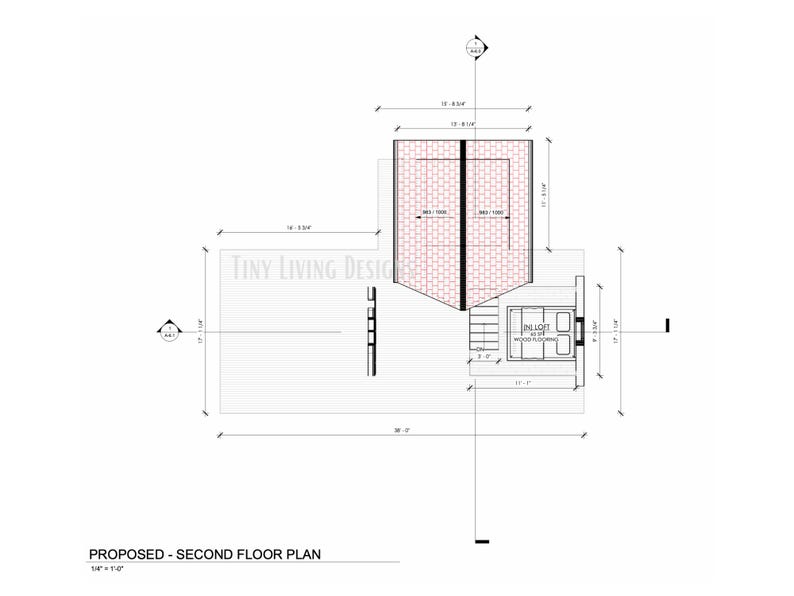 22x26 A-frame Plans | DIY Aframe Home Plan | 572SF Tiny Home Plan ...