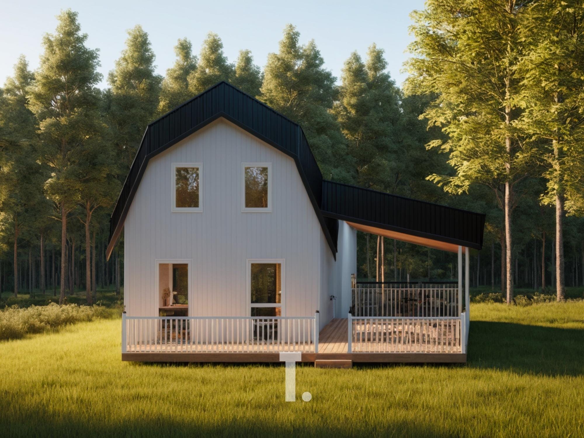 22 X 16 Tiny Home Plans | Two Floor Tiny House Blueprints | 2 Bed 2 ...