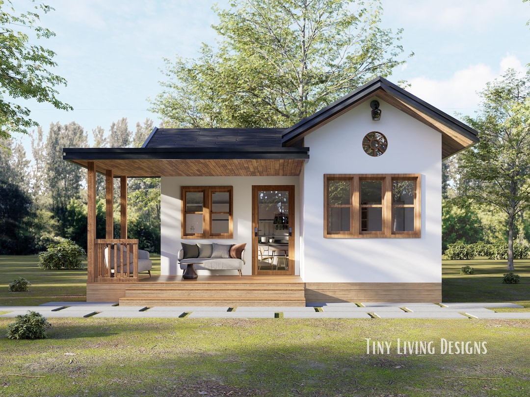 22x24 Tiny Home Plan Tiny House Floor Plans DIY Tiny Home Framing Plans ...