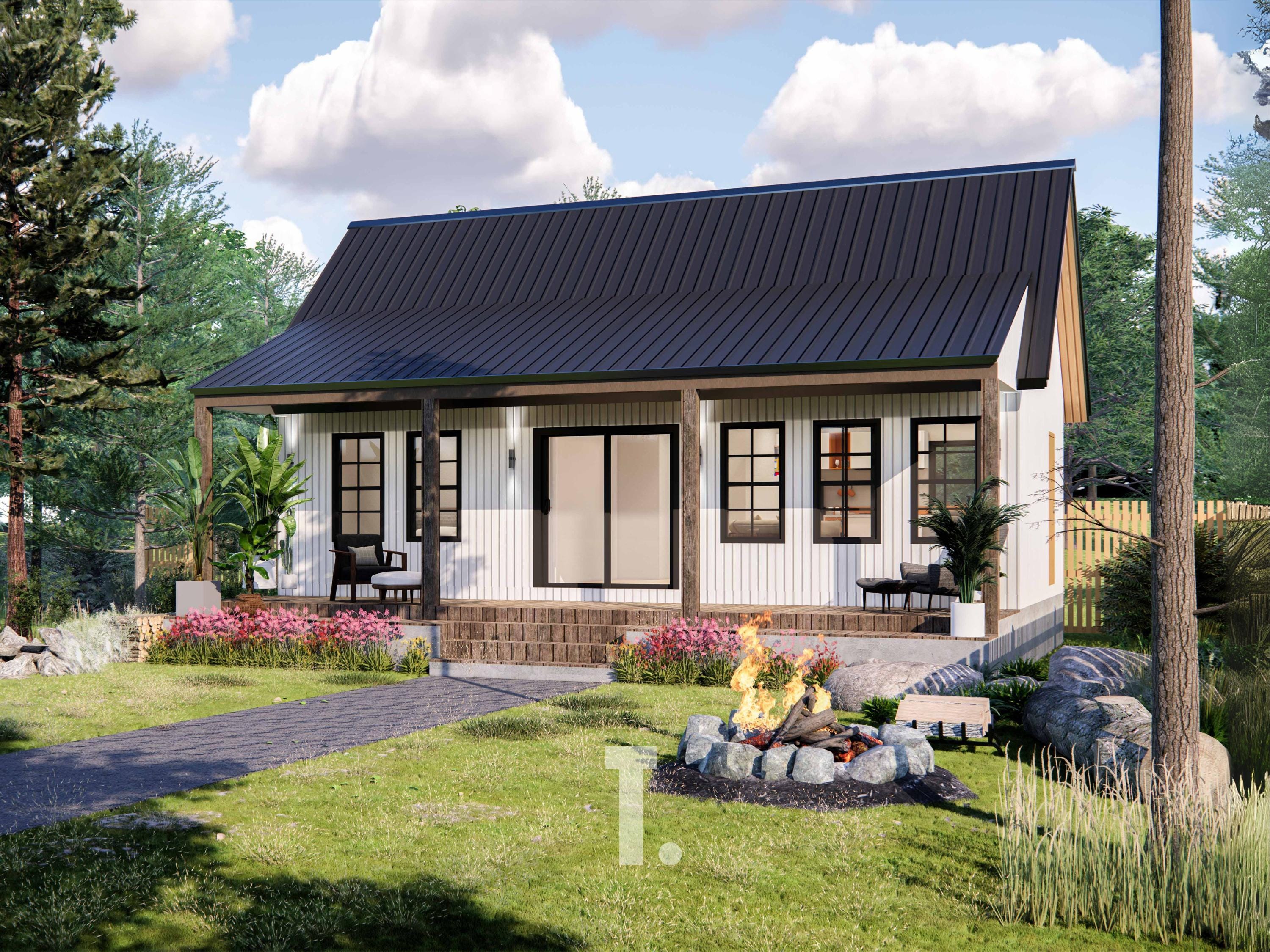 16x30 Tiny Home Plans | Permit Set Tiny Home Blueprints | Small Tiny ...