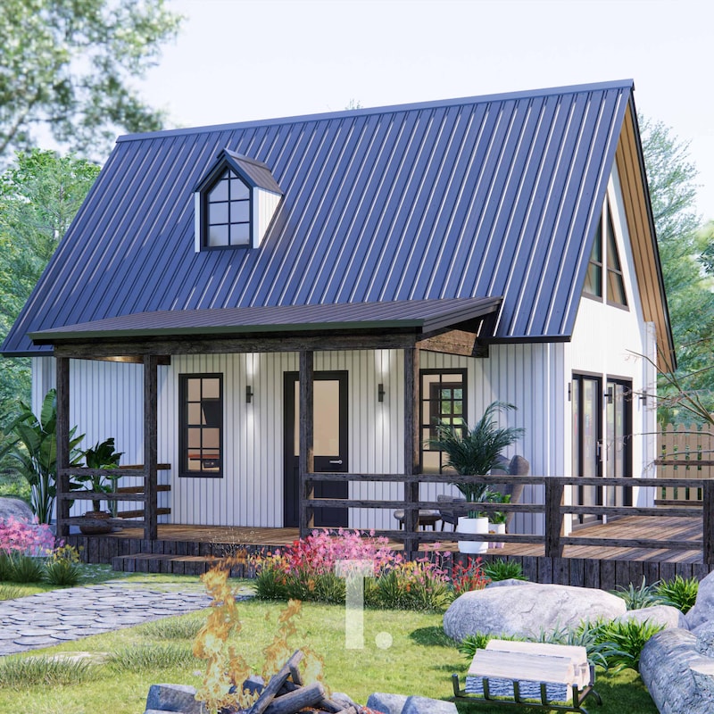 16x 24 Tiny House - Etsy