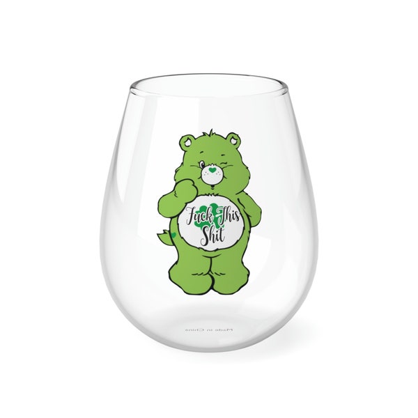 Rude Wine Glass - Etsy