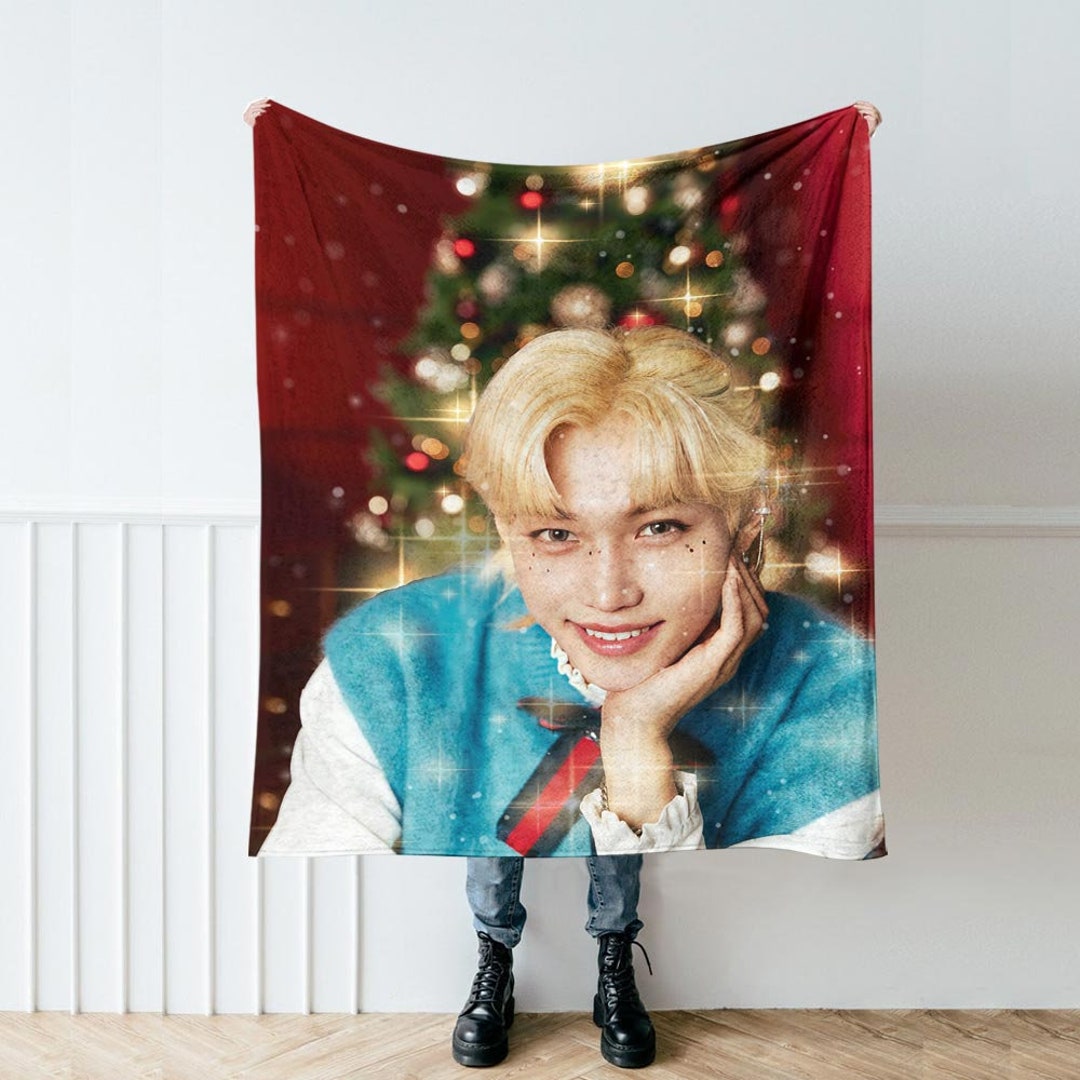 Stray Kids Felix Kpop Blanket Christmas Evel Gift Funny - Etsy