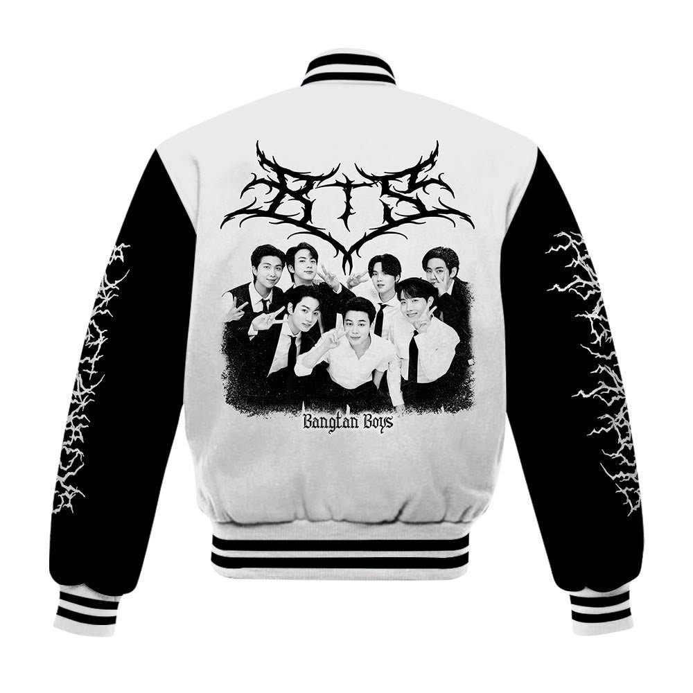 BTS Kpop Varsity Jacket Jin Suga J Hope RM Jimin V Jungkook - Etsy