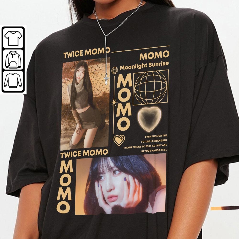 Twice Shirt Twice Momo Shirt Momo Shirt Kpop Album Shirt Etsy