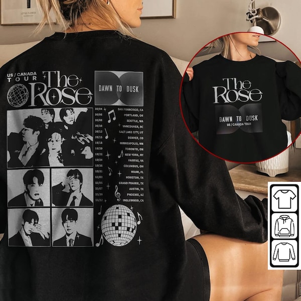 The Rose Dawn to Dusk Tour Shirt - Etsy