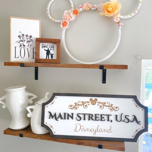 Disney Main Street Sign | Classic Disney Decor | Disney Home Decor ...