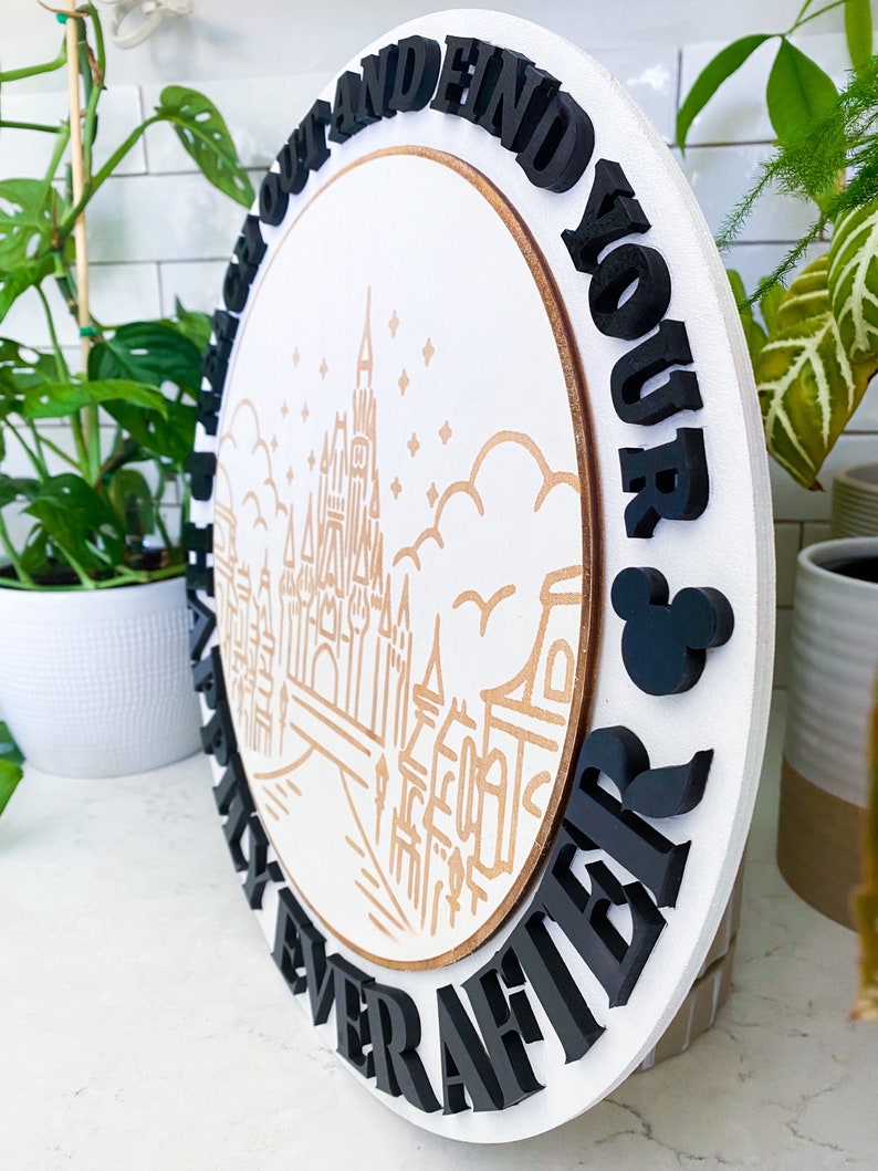 Disney World Sign Disney Castle Sign Cinderellas Castle - Etsy