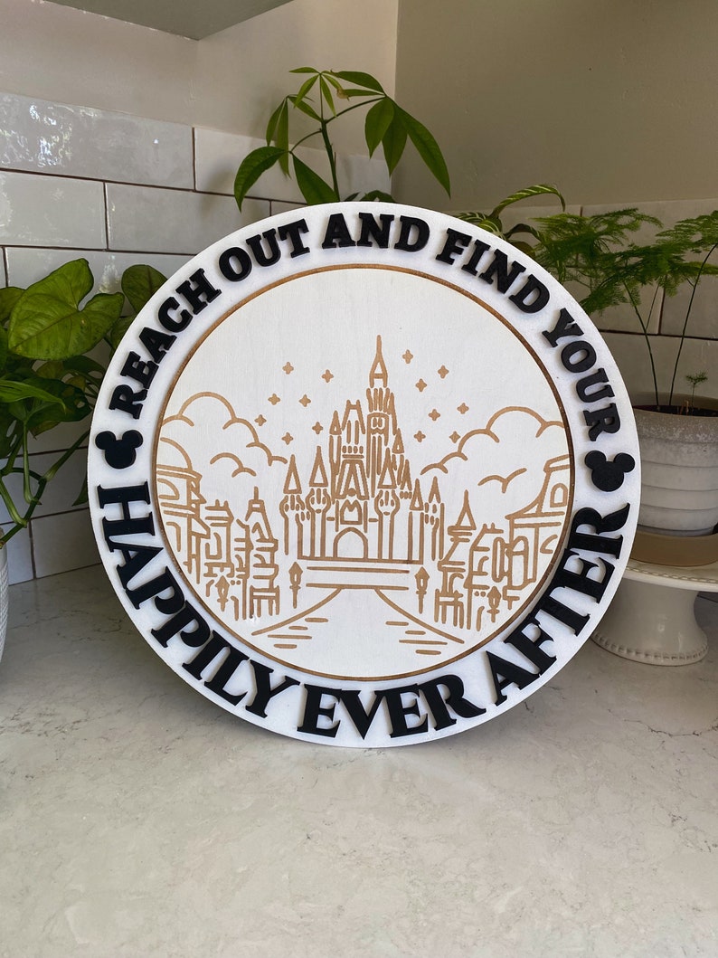 Disney World Sign Disney Castle Sign Cinderellas Castle - Etsy