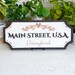 Disney Main Street Sign | Classic Disney Decor | Disney Home Decor ...